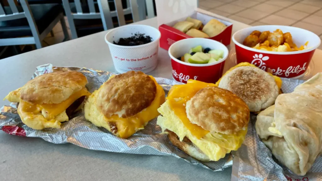 Chick-Fil-A Breakfast Menu With Prices 2025
